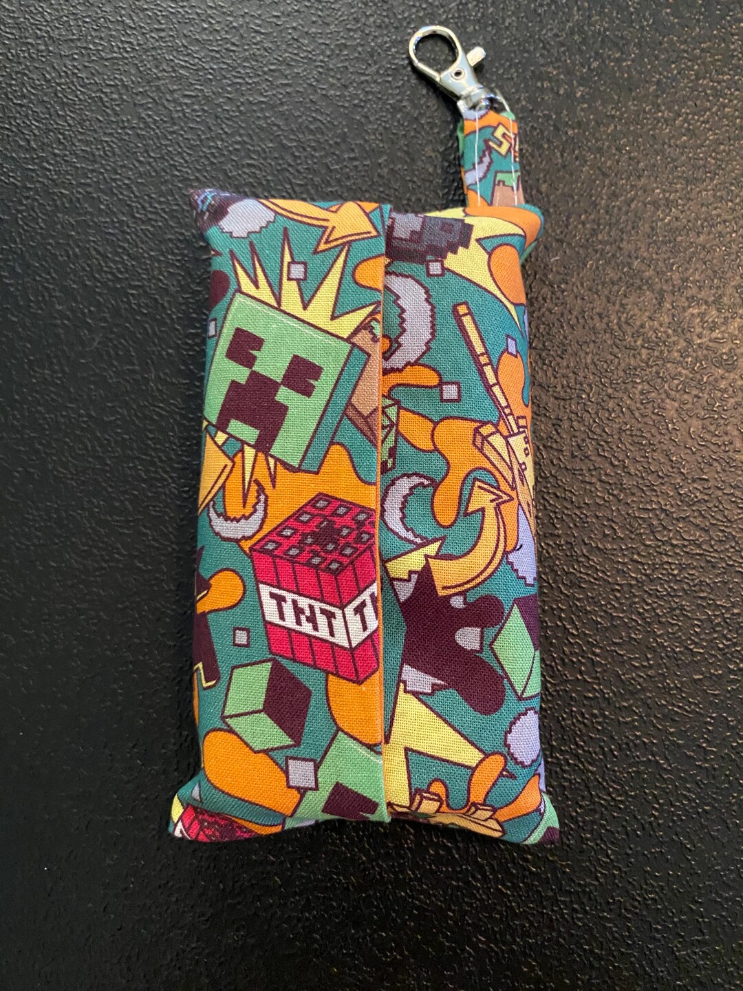 Minecraft green Pocket Tissue Cover Case Soft Case Washable - Etsy
