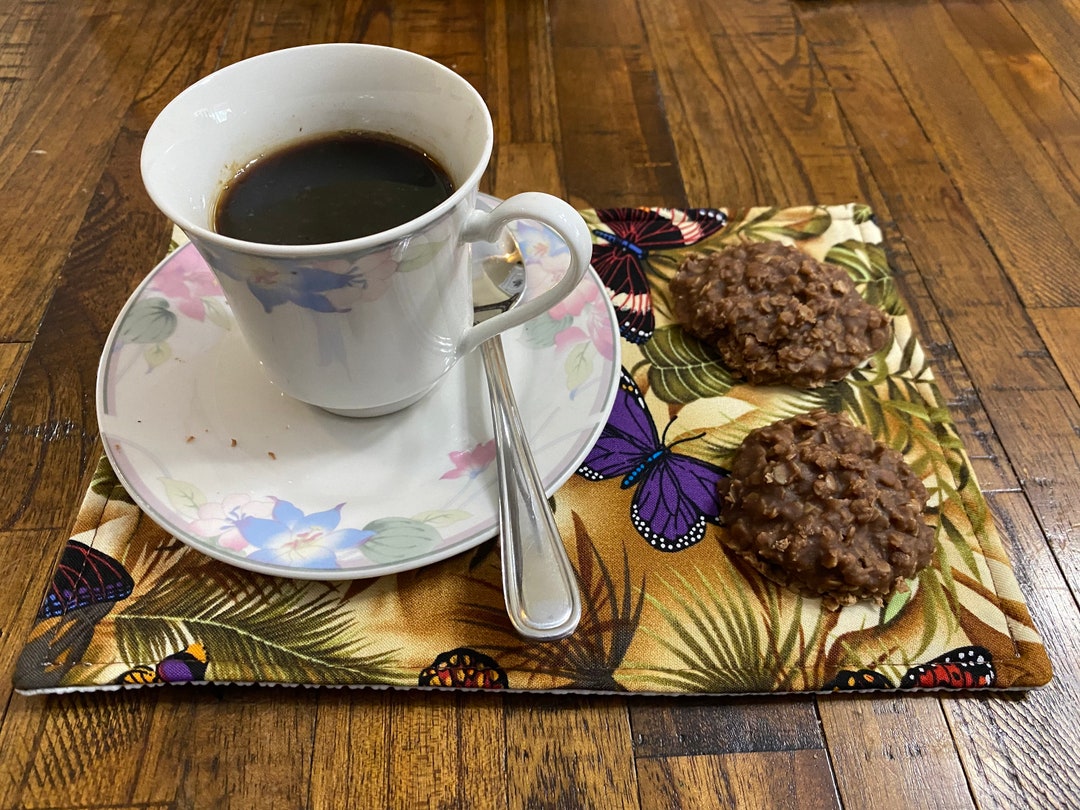 Colorful Butterflies-no Skid Eco-friendly Fabric Coffee Table Large ...