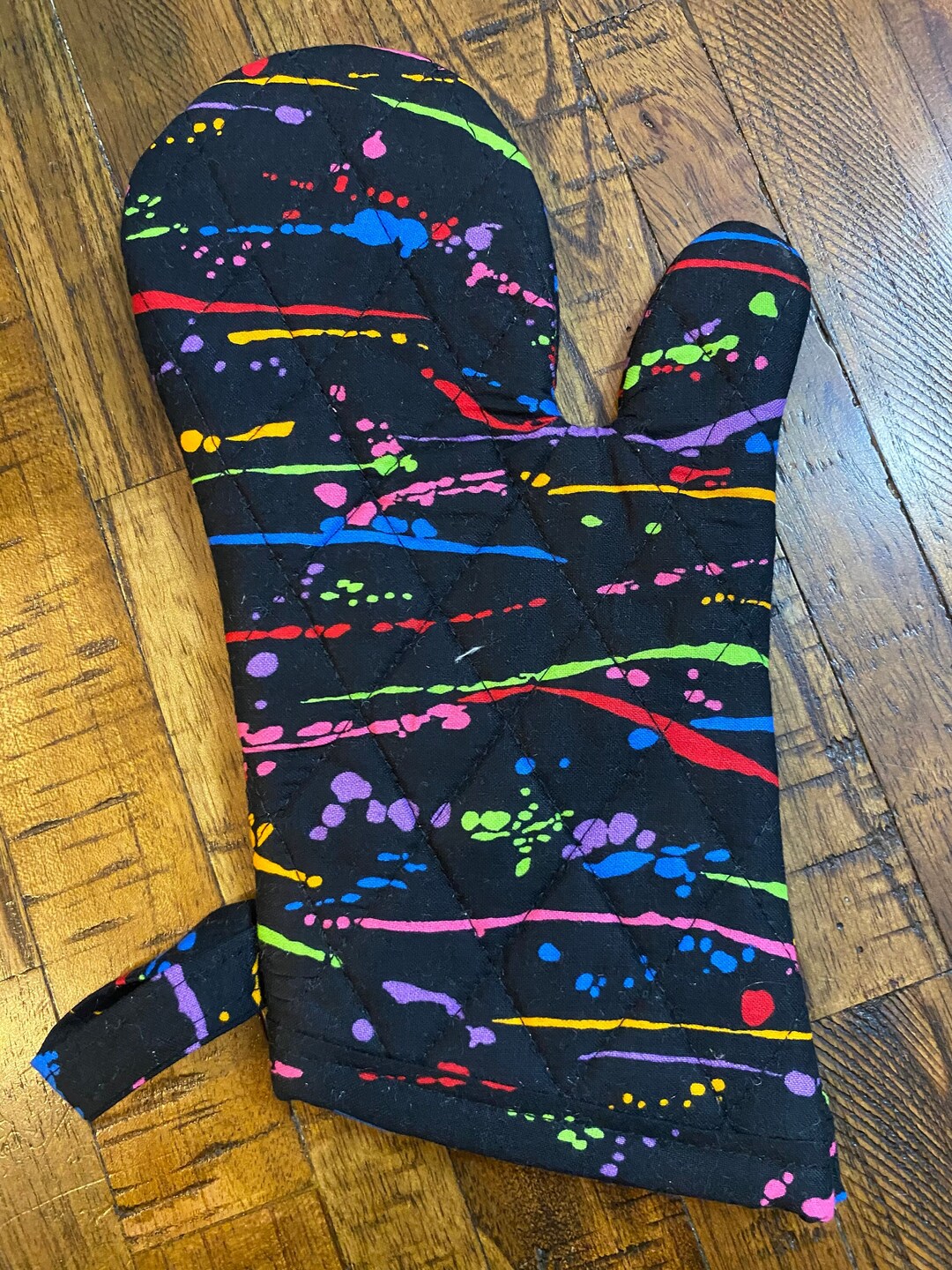 Paint Splash Little Kitchen Helper Hand Mitten for Kids or Small Hands ...