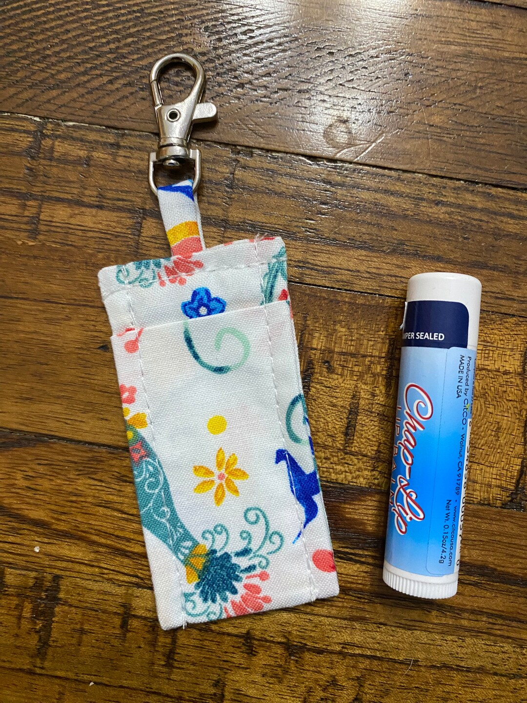 Mazie Clip-on Chapstick Lip Balm Holder W/lip Balm Great Gift Stocking ...