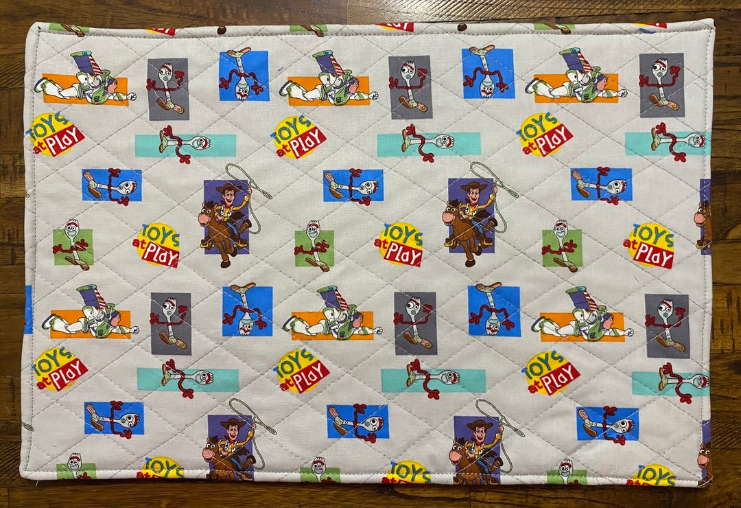 Toy Story Quilted Kids Reversible Design Cotton Blend Rectangle ...