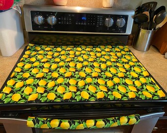 Lemon Stove Top Cover - Etsy