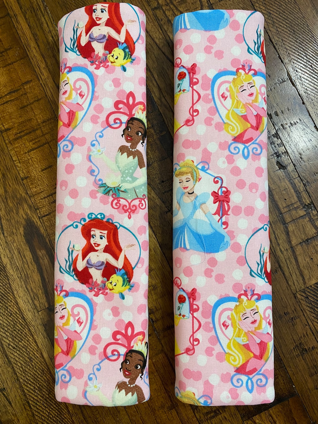 Pink Disney Princesses Seat Belt Covers Available in - Etsy