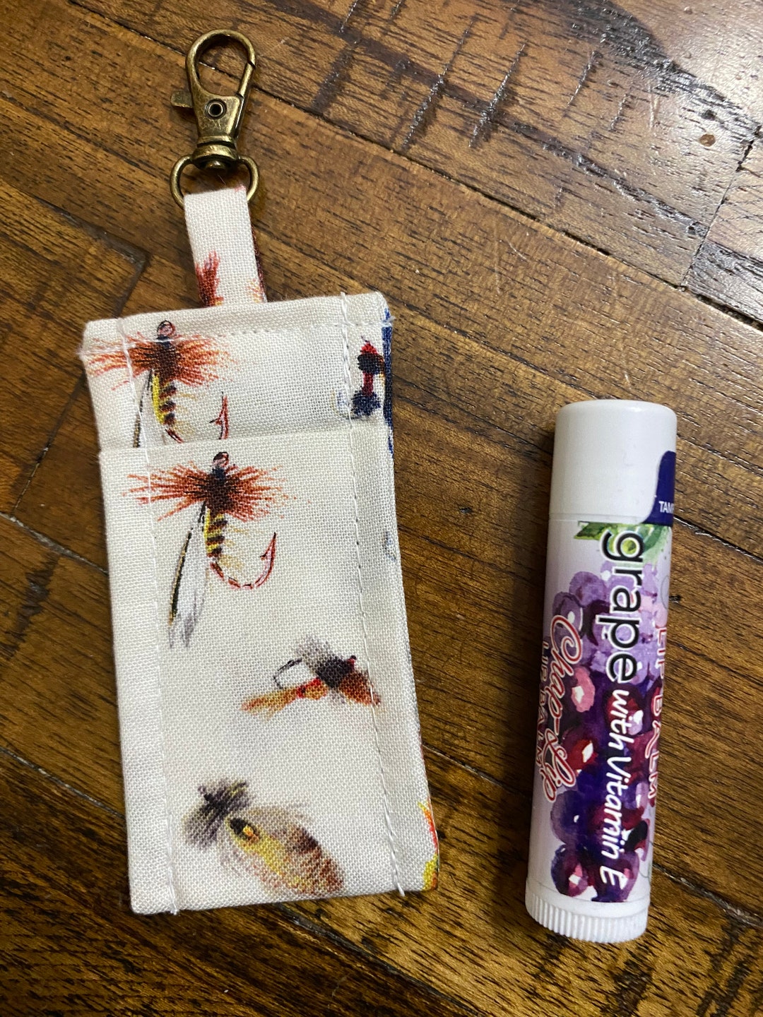 Fly Fishing Clip-on Chapstick Lip Balm Holder W/lip Balm Great Gift ...