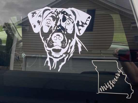 Personalized Dog Decal / Dog Sticker / Dog Car Decal / Fur - Etsy