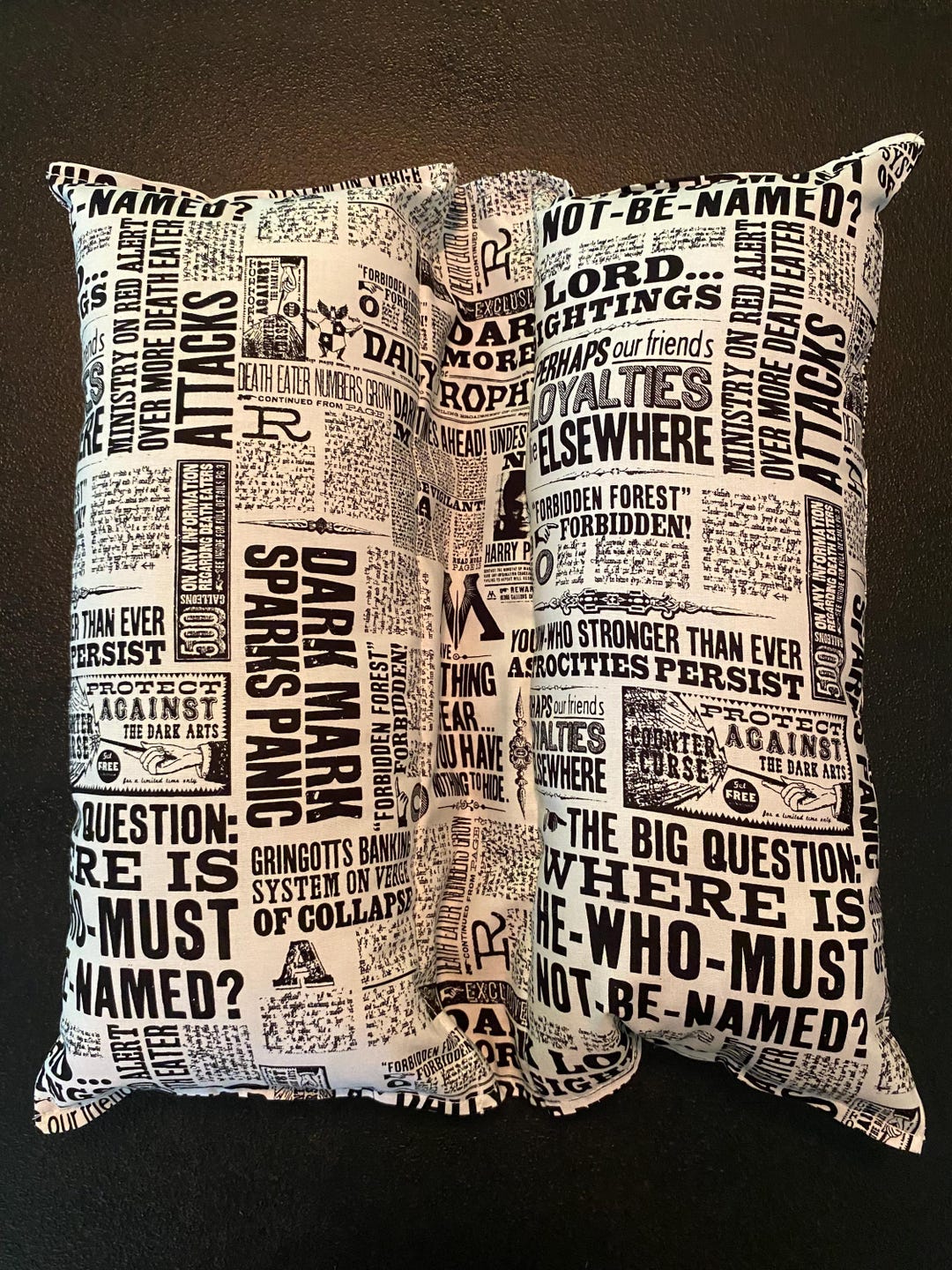 Harry Potter Newspaper Wrap Around Seat Belt Pillow Great for Road ...