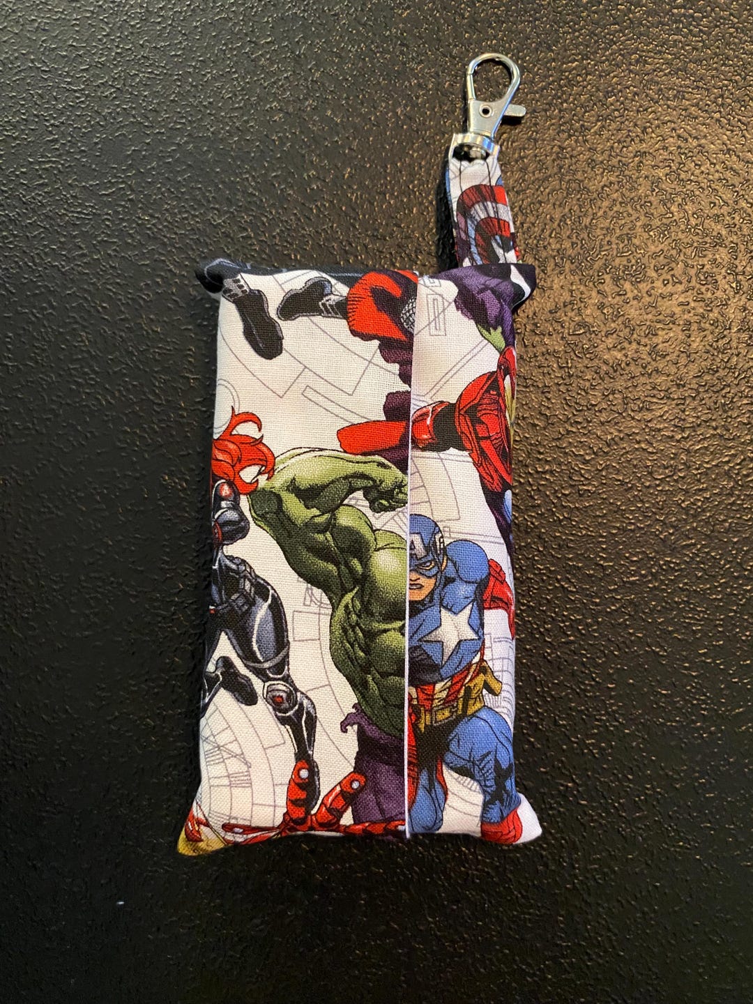 Marvel Heroes' white Pocket Tissue Cover Case Soft Case Washable - Etsy