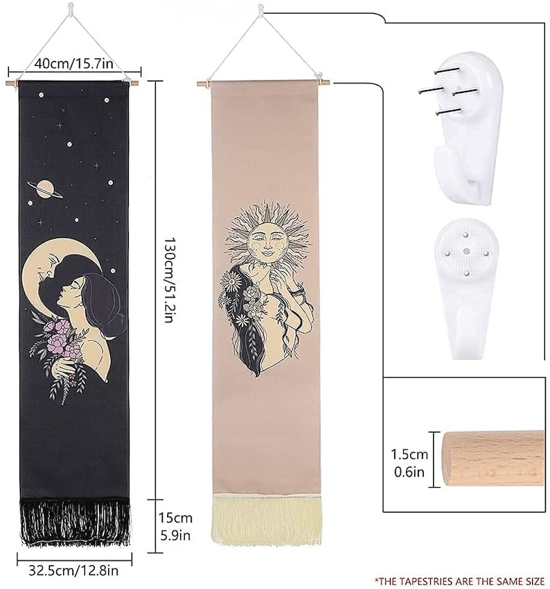 Mushroom Tapestry Vertical Tapestry Wall Hanging Vintage - Etsy