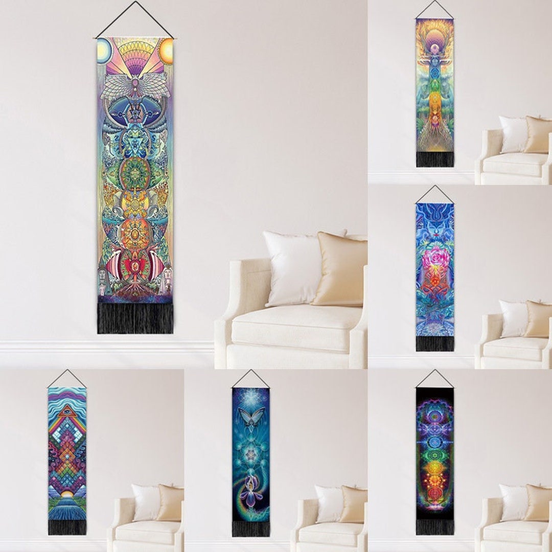 Chakra Tapestry, Bohemian Mandala Tapestry, Yoga Meditation Wall ...