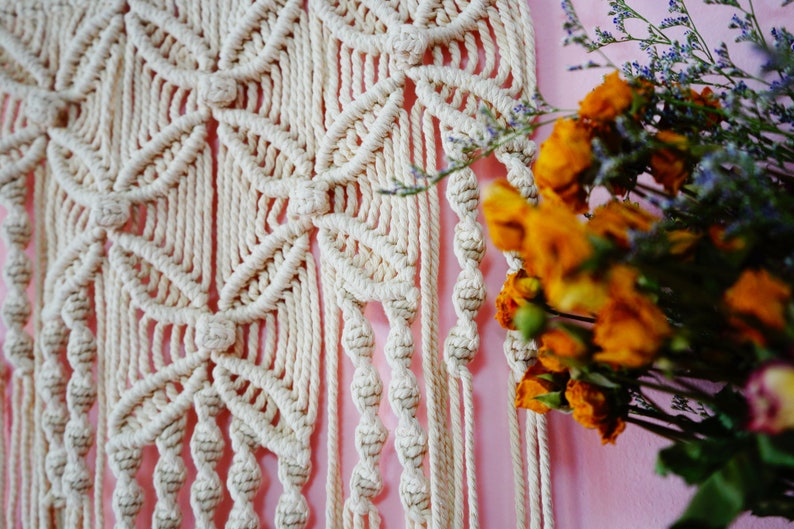 Bohemian Macrame Wall Decor Macrame Wall Hanging Woven Wall - Etsy