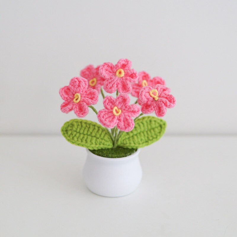 Finished Hand Woven Flowers-sunflower Daisy Rose Tulip Handmade Crochet ...