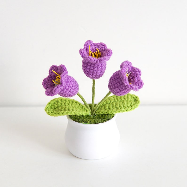 Finished Hand Woven Flowers-sunflower Daisy Rose Tulip Handmade Crochet ...
