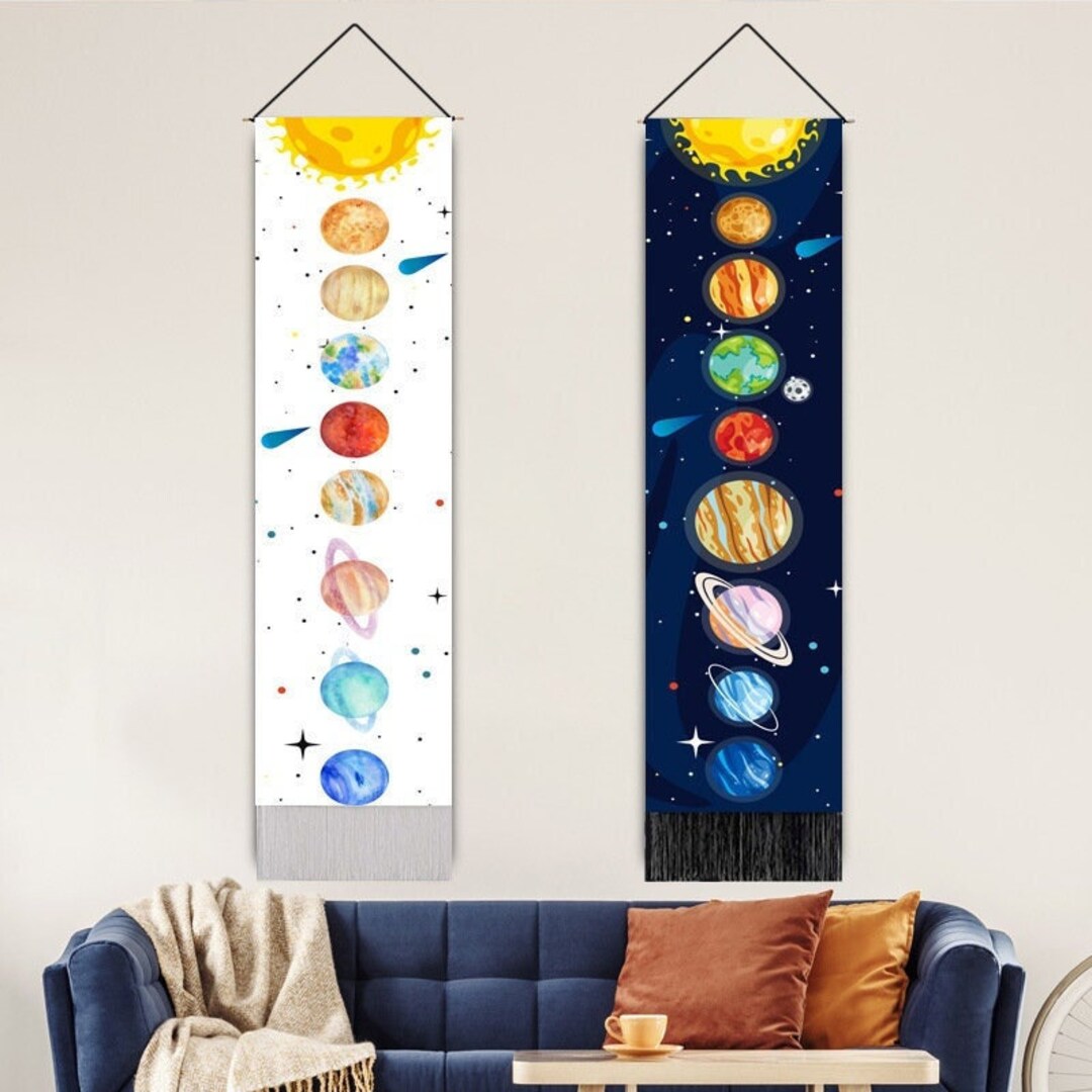 Space Planet Tapestry, Galaxy Tapestry, Colorful Astronomy Tapestry ...