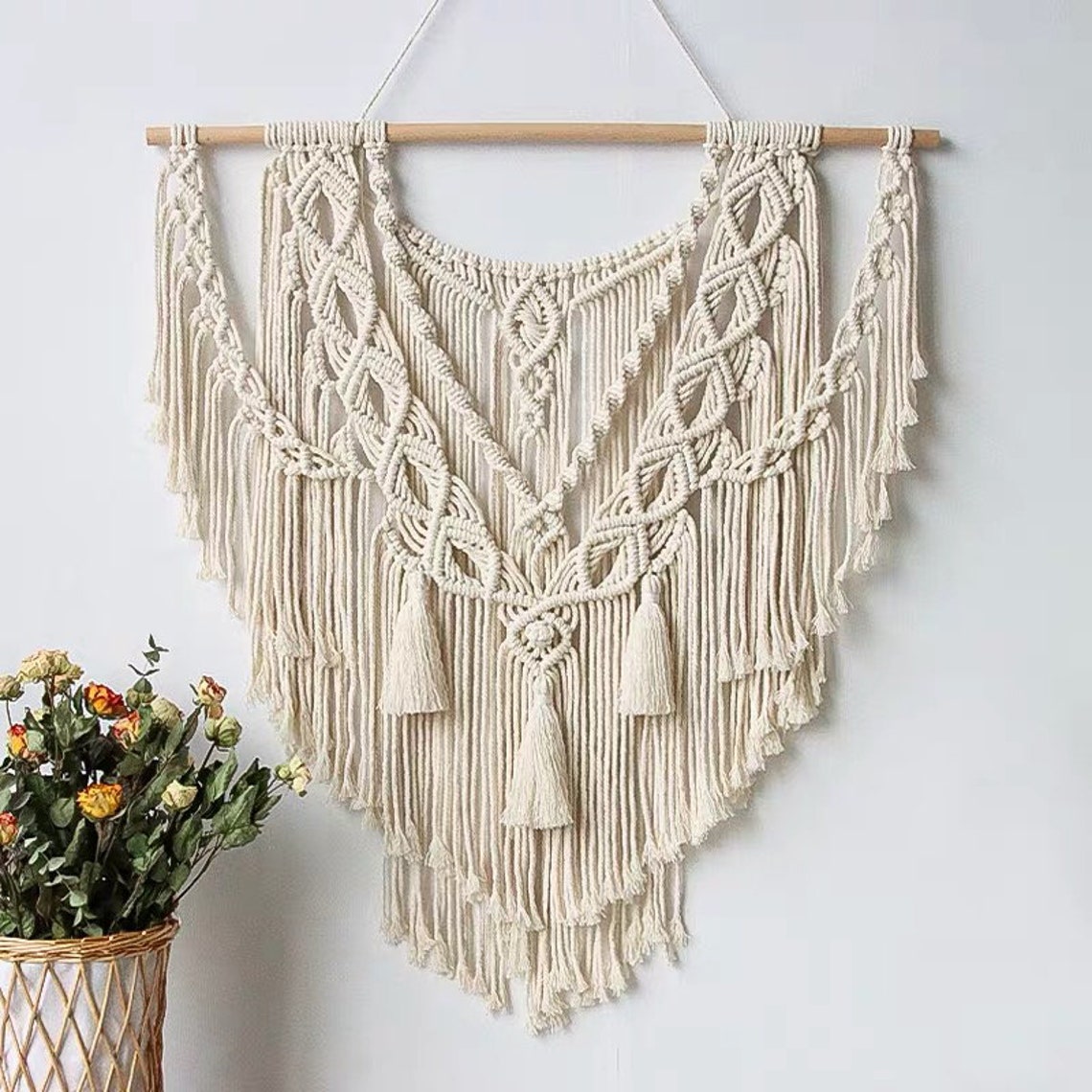 Large Macrame Wall Hanging Macrame Wall Tapestry Woven Wall | Etsy