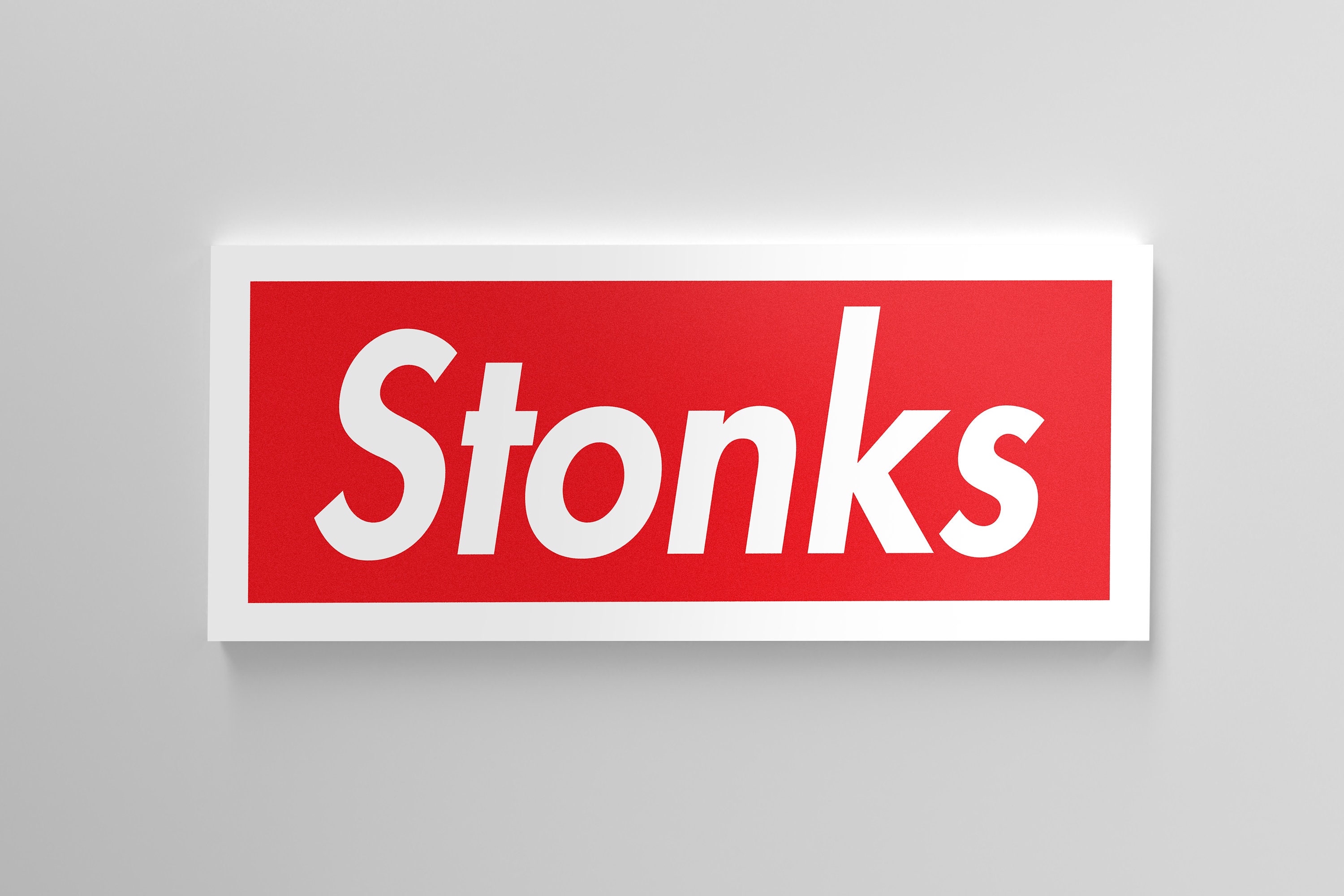 Stonks | Canvas Art | Wall Art | Office Decor | Investor | Stock Market ...