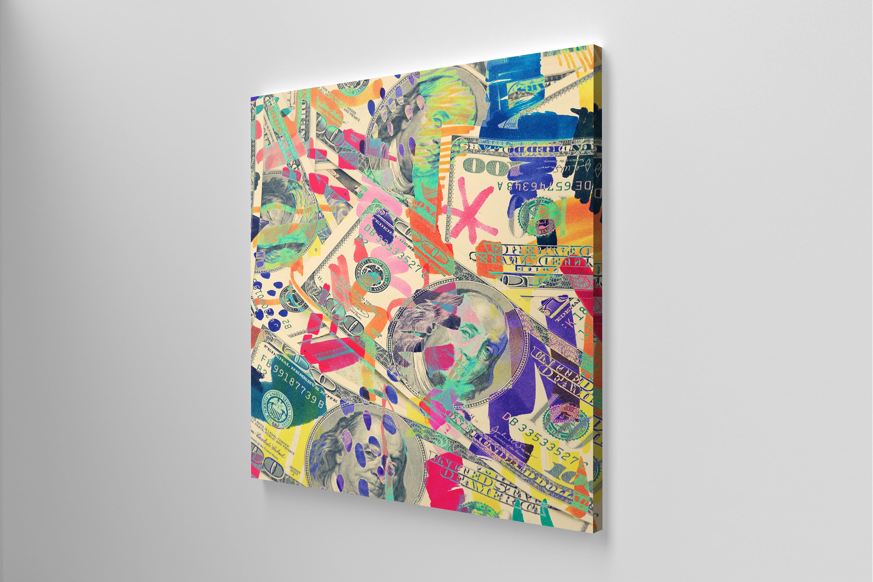 Valid Banknote Canvas Art Wall Art Office Decor Stock Market Art Money ...