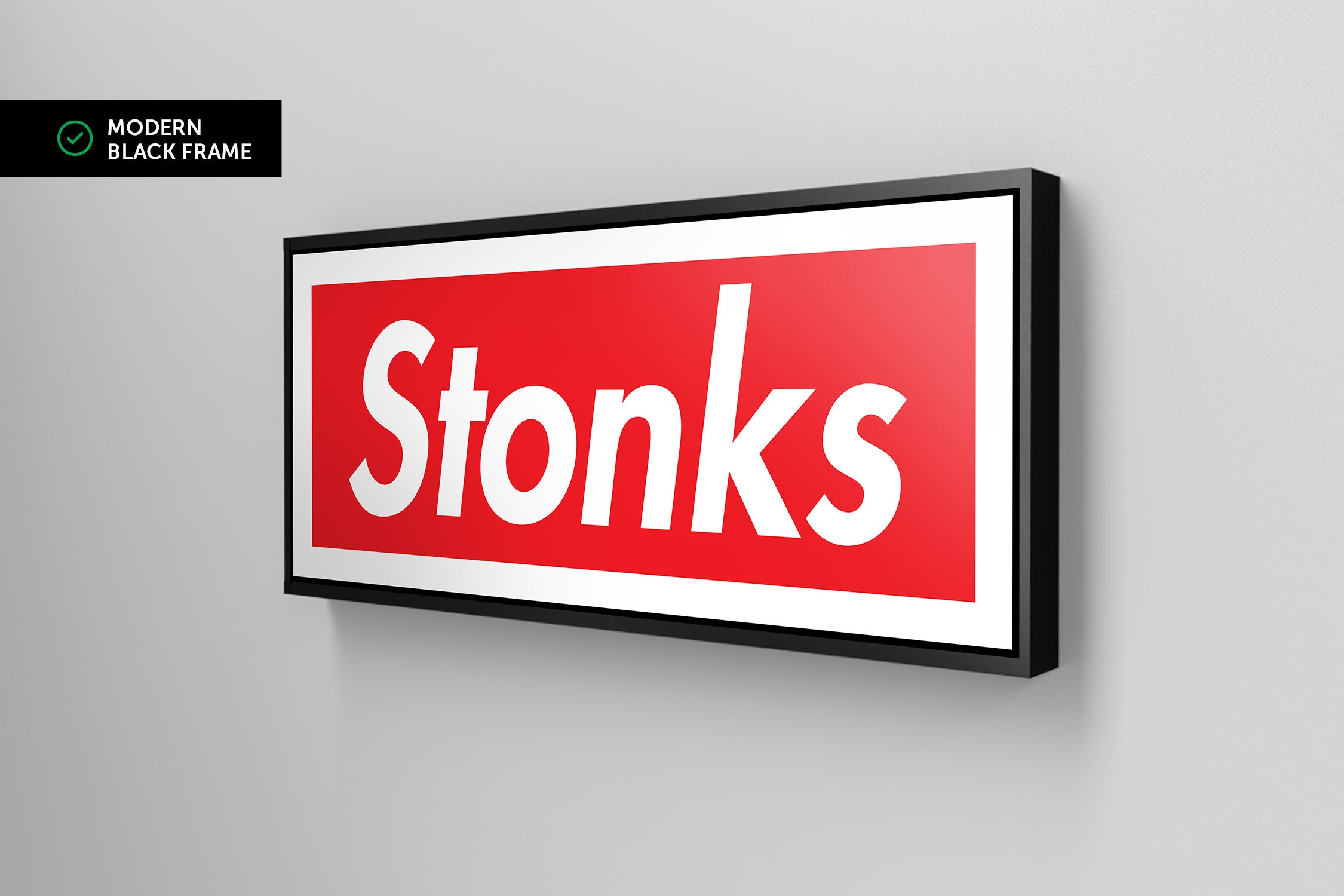 Stonks | Canvas Art | Wall Art | Office Decor | Investor | Stock Market ...