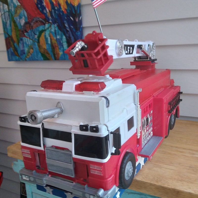 Fire Truck Mailbox - Etsy