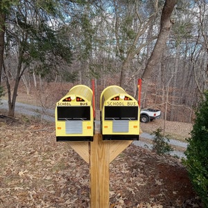 Custom School Bus Mailbox - Etsy