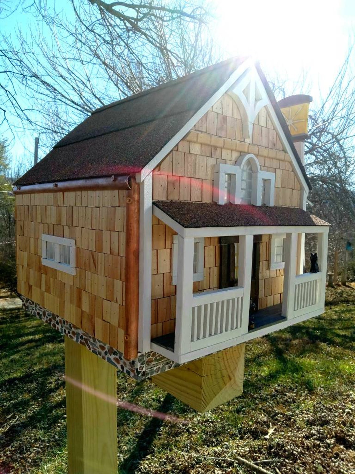Cedarshake Sided Mailbox/builder's Choice - Etsy