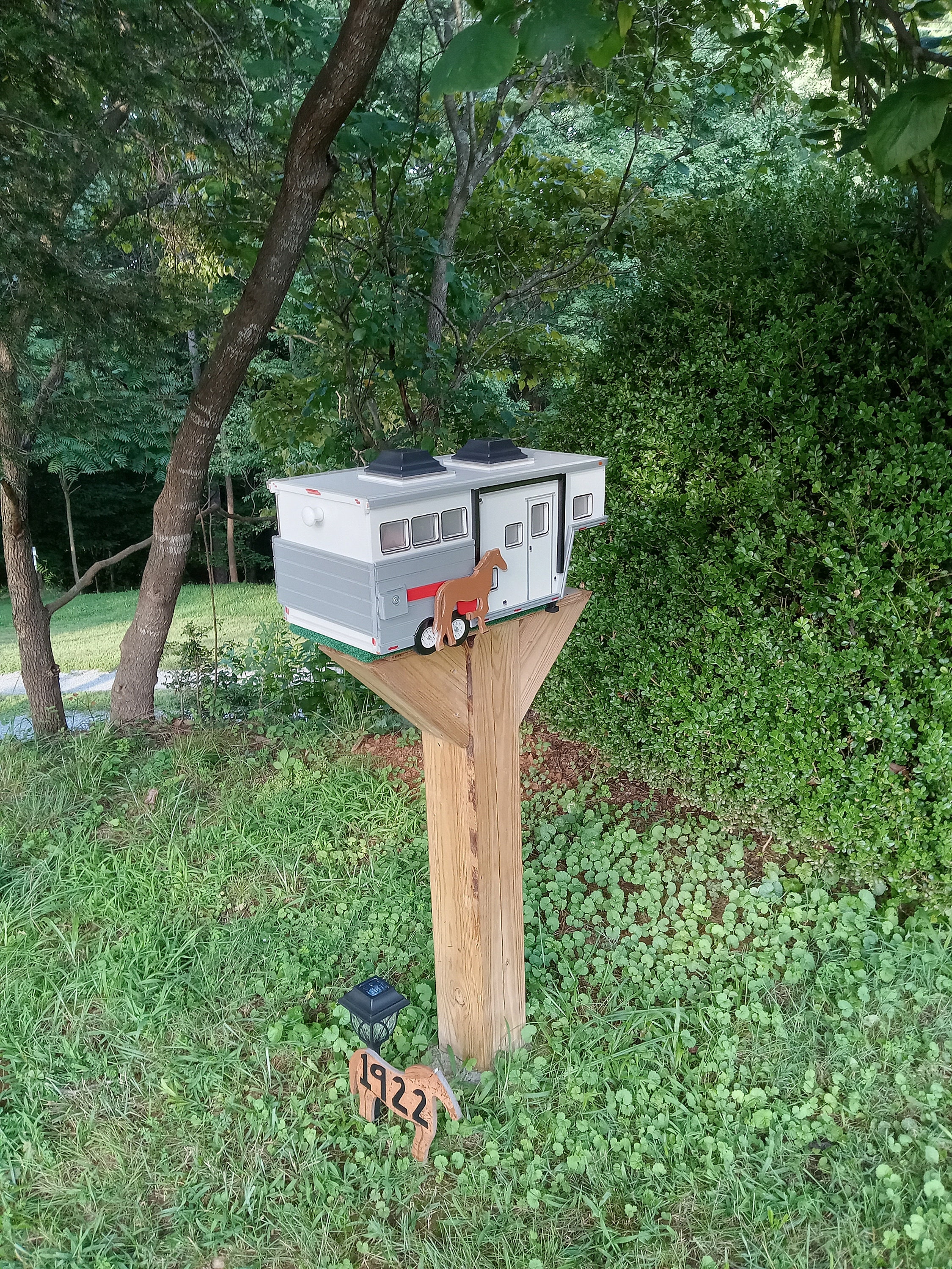 Pull Behind Horse Trailer Mailbox- Custom Built - Etsy