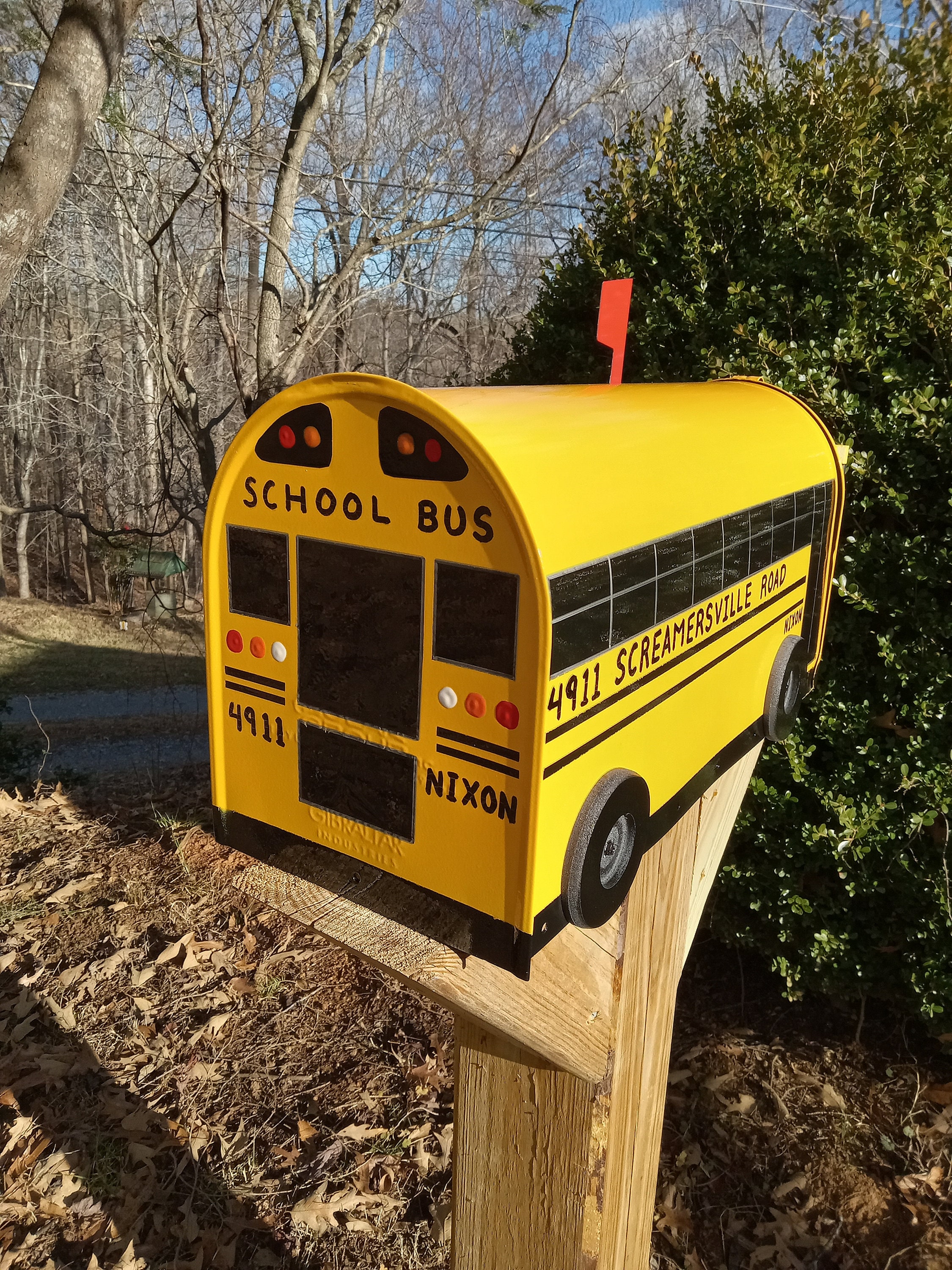 Custom School Bus Mailbox - Etsy