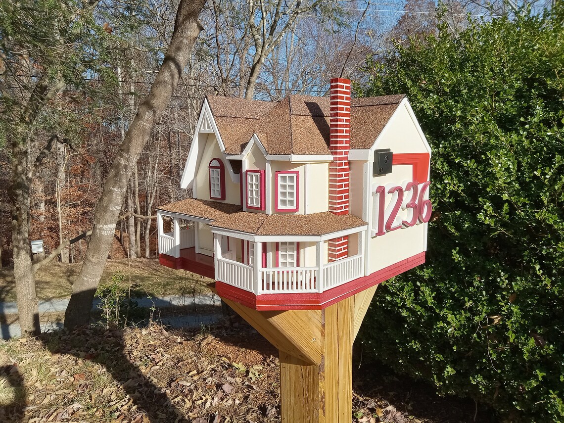 Tiny Home Mailbox - Etsy