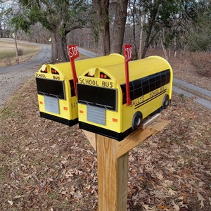 Custom School Bus Mailbox - Etsy