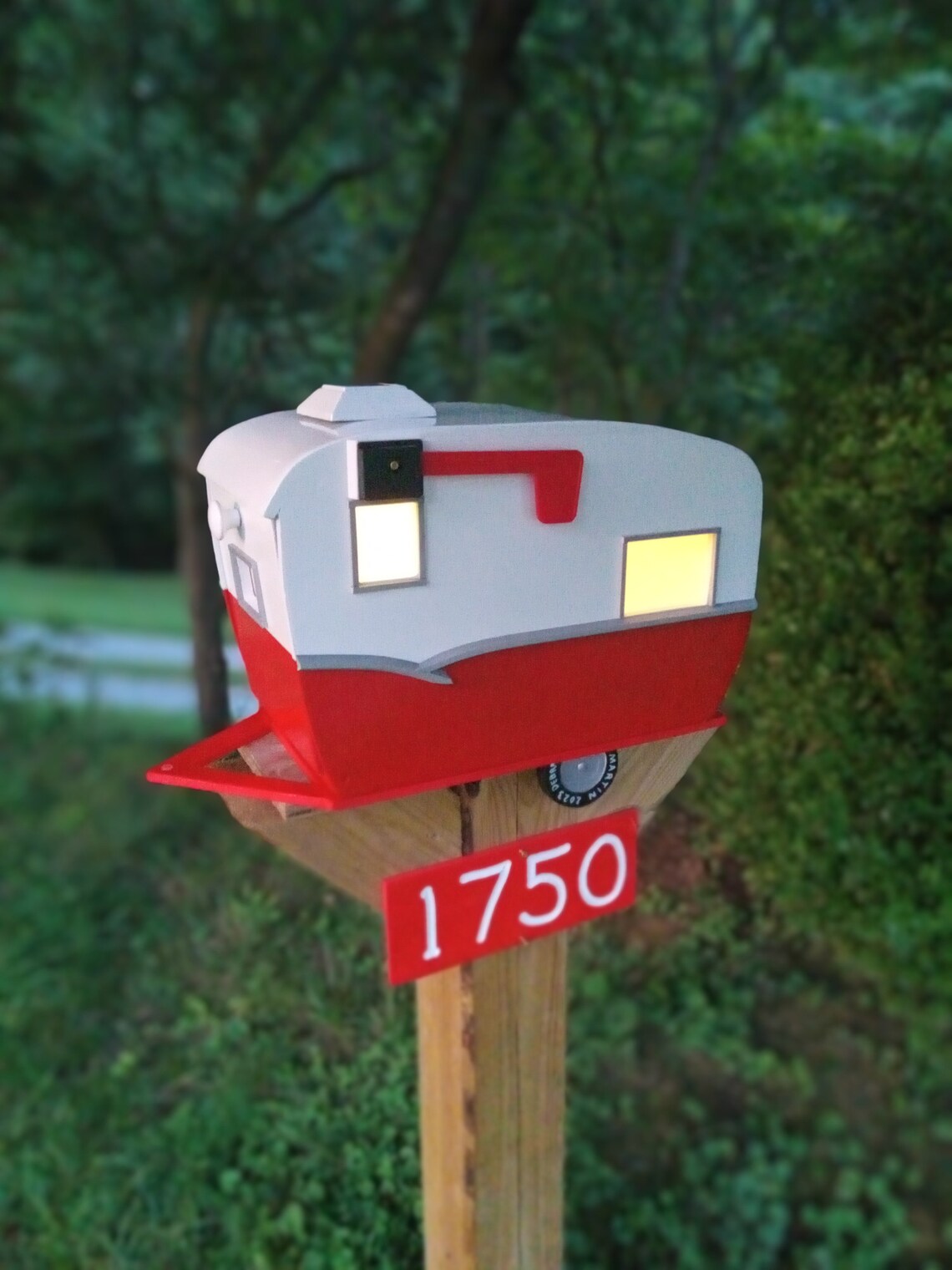 Pull Behind Horse Trailer Mailbox- Custom Built - Etsy