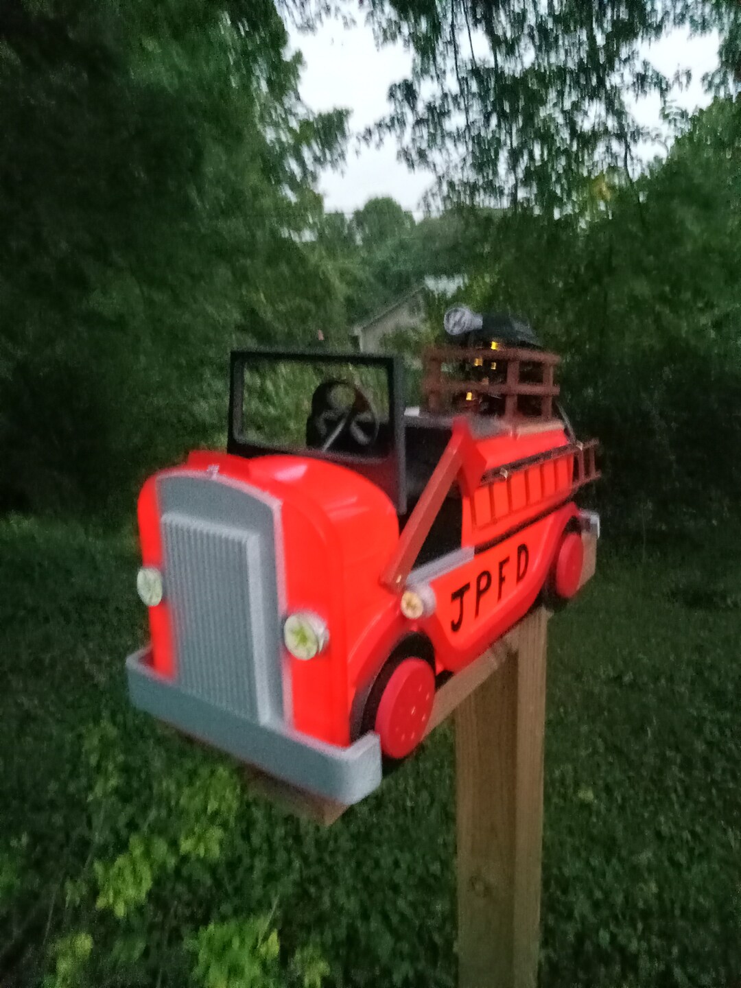 Fire Truck Mailbox OLD SCHOOL - Etsy