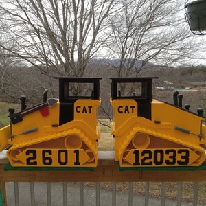 Custom Bulldozer Mailbox - Etsy