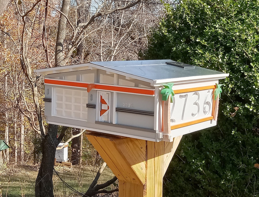 Retro Custom Tiny Home Mailbox - Etsy