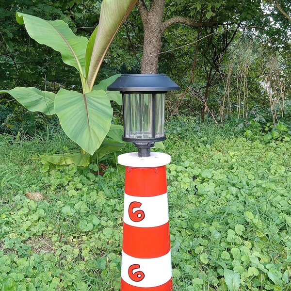 Solar Lighthouse - Etsy