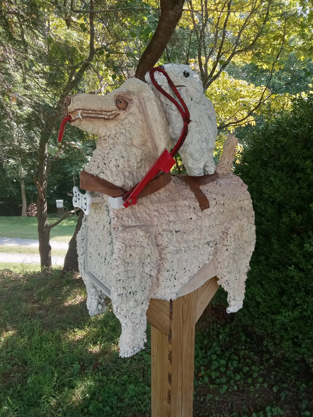 Dog Riding Dog Like A Horse Poodle - Etsy