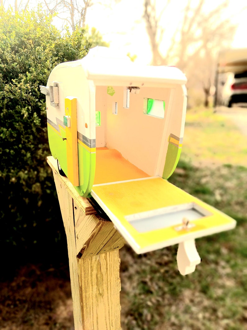 Pull Behind Shasta Mailbox- Custom Built - Etsy