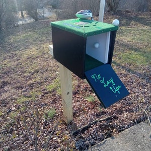 Golf Themed Mailbox/ or Possibilities for a Custom Built Golf Themed ...