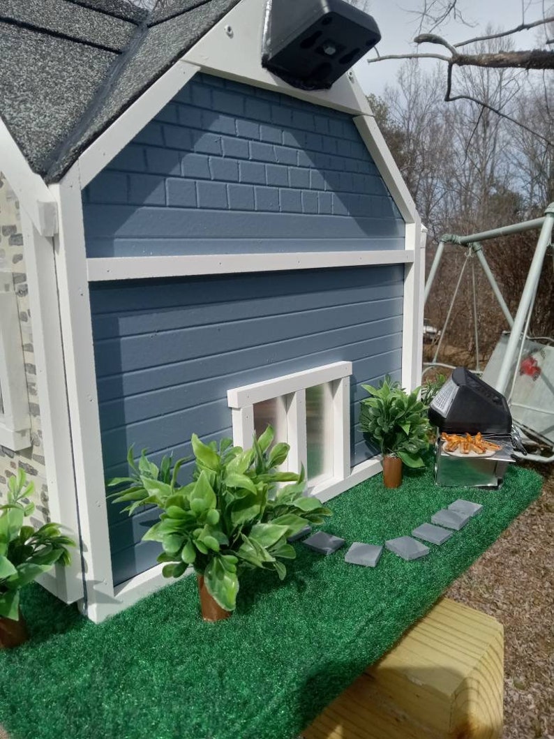 Mailbox-replica of Your Home-solar Lit - Etsy