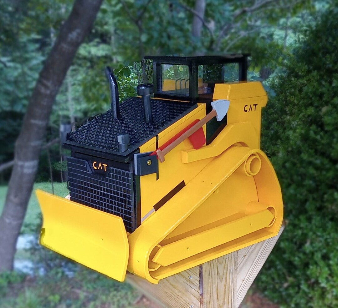 Custom Bulldozer Mailbox - Etsy