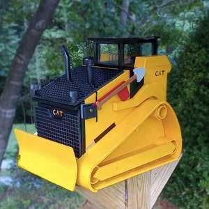 Custom Bulldozer Mailbox - Etsy