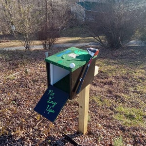 Golf Themed Mailbox/ or Possibilities for a Custom Built Golf Themed ...