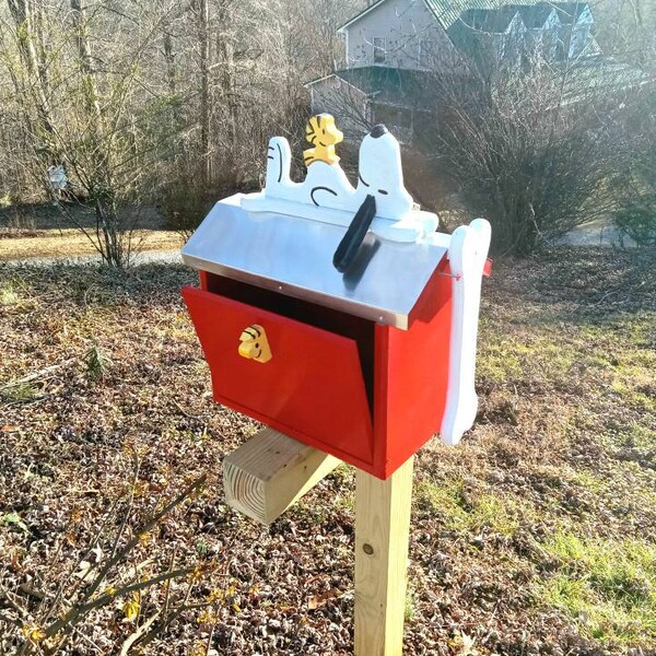 Snoopy Mailbox - Etsy