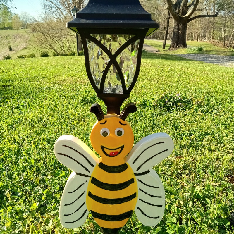 Bee Outdoor Solar Light - Etsy