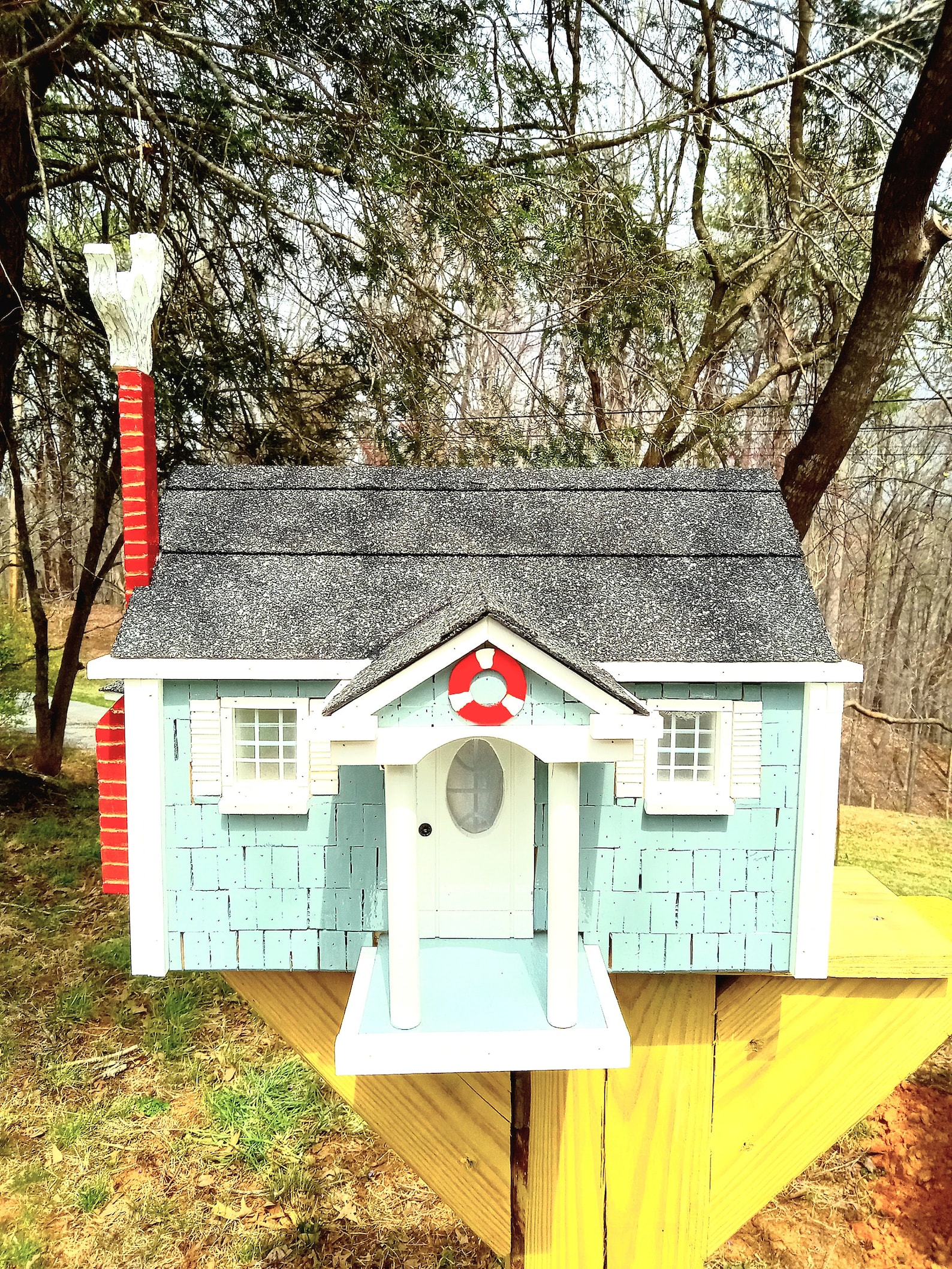 Cape Cod Coastal Cottage Mailbox - Etsy