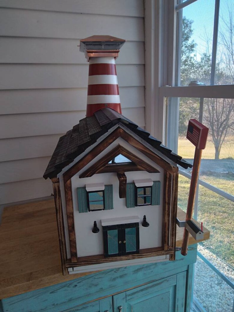 Country Coastal Cottage Mailbox/decorative Storage Box or a - Etsy