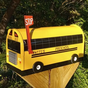 Custom School Bus Mailbox - Etsy