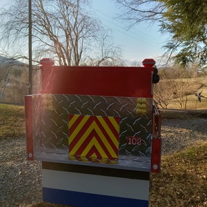 Firetruck Mailbox Replicating Stations Engine - Etsy