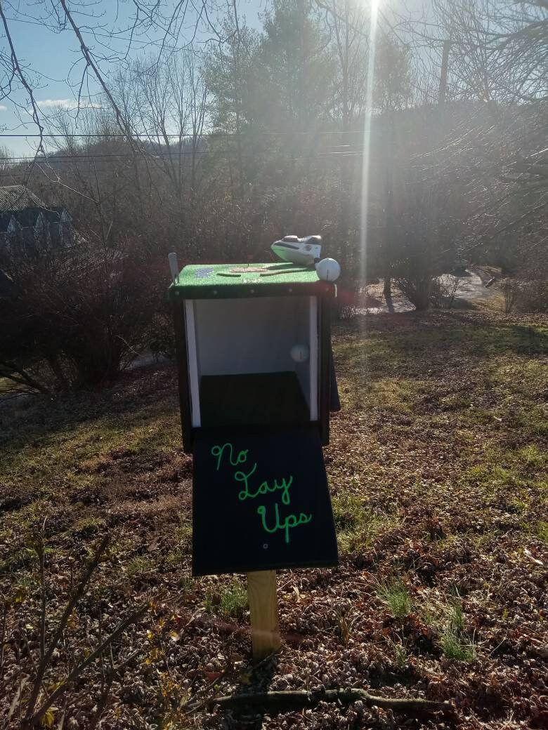 Golf Themed Mailbox/ or Possibilities for a Custom Built Golf Themed ...