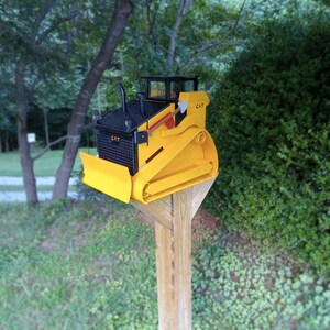 Custom Bulldozer Mailbox - Etsy