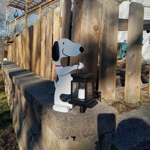 Snoopy Pathway Solar Light - Etsy