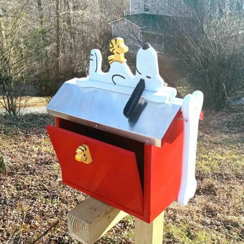 Snoopy Mailbox - Etsy